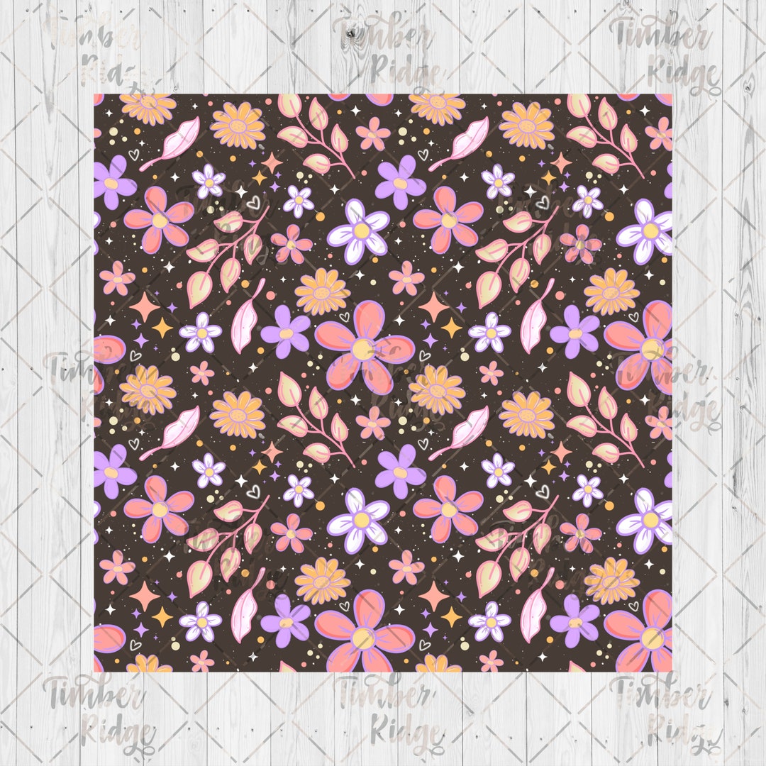 Pretty Floral Vinyl , Clear Cast Sheet , Pastel Vinyl , Printed Vinyl ...