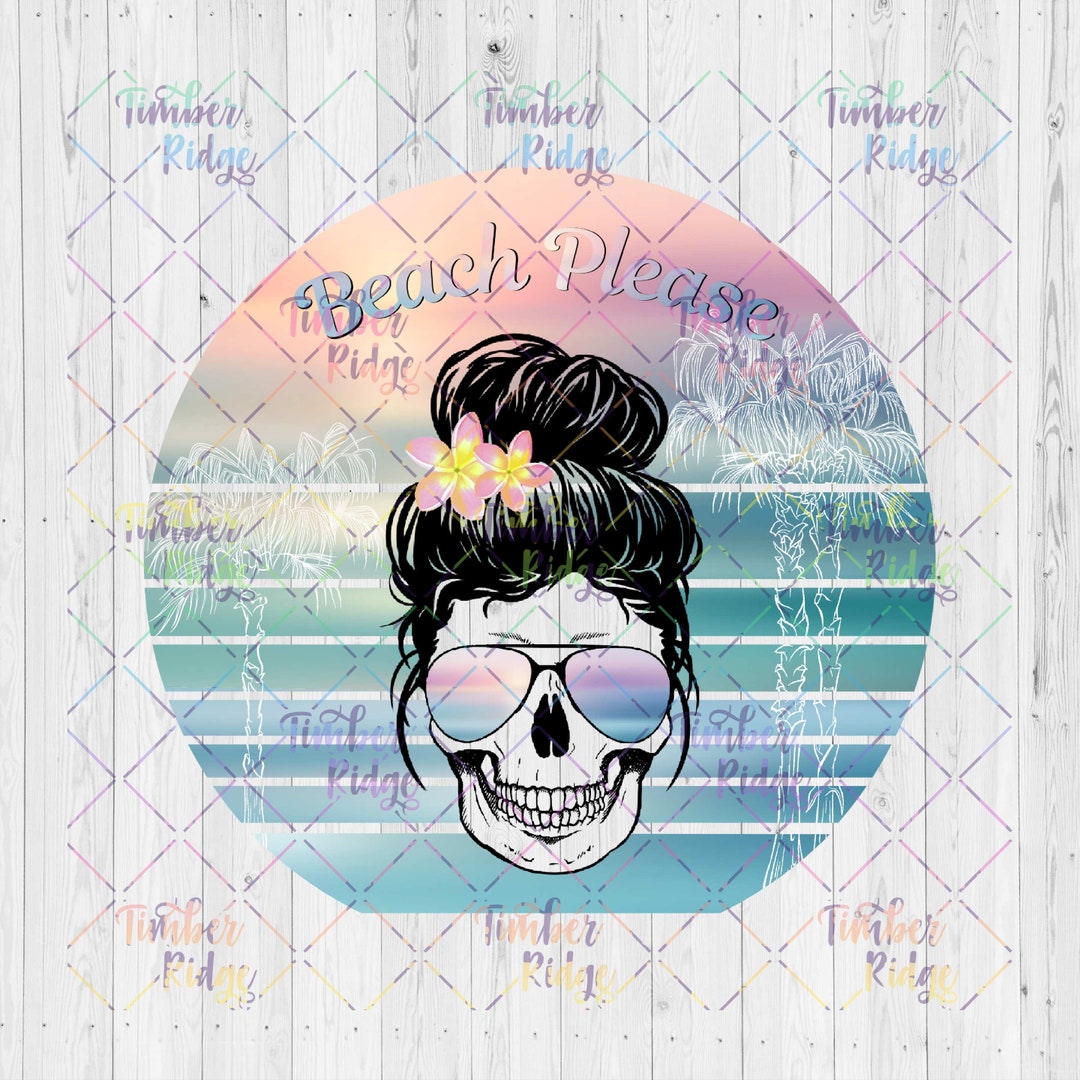 Beach Please Decal Clear Cast Decal , Beach Please , White Cast Decal ...