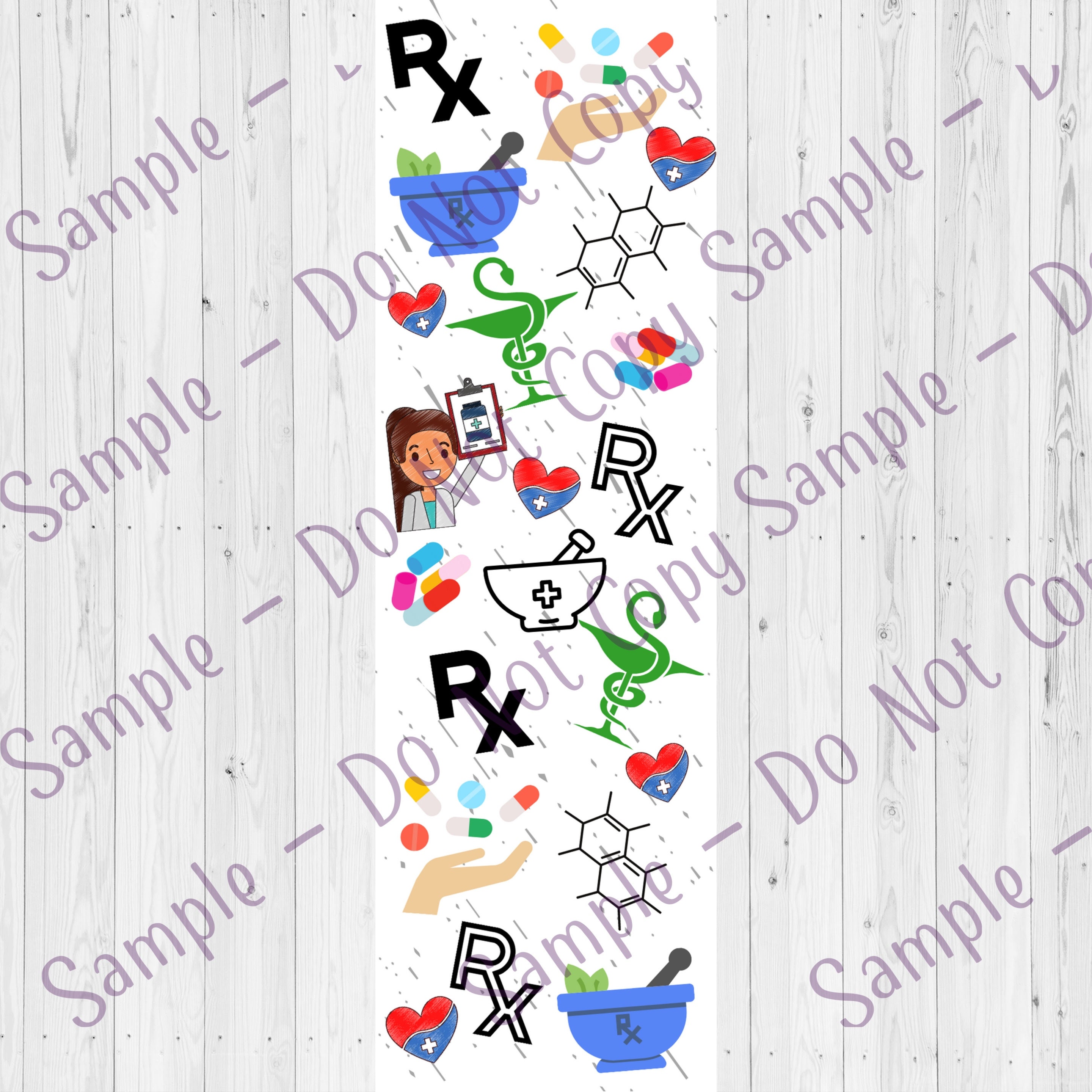 Pharmacy Tech Pharmacist Pen Wrap Clear Cast Pen Wraps - Etsy