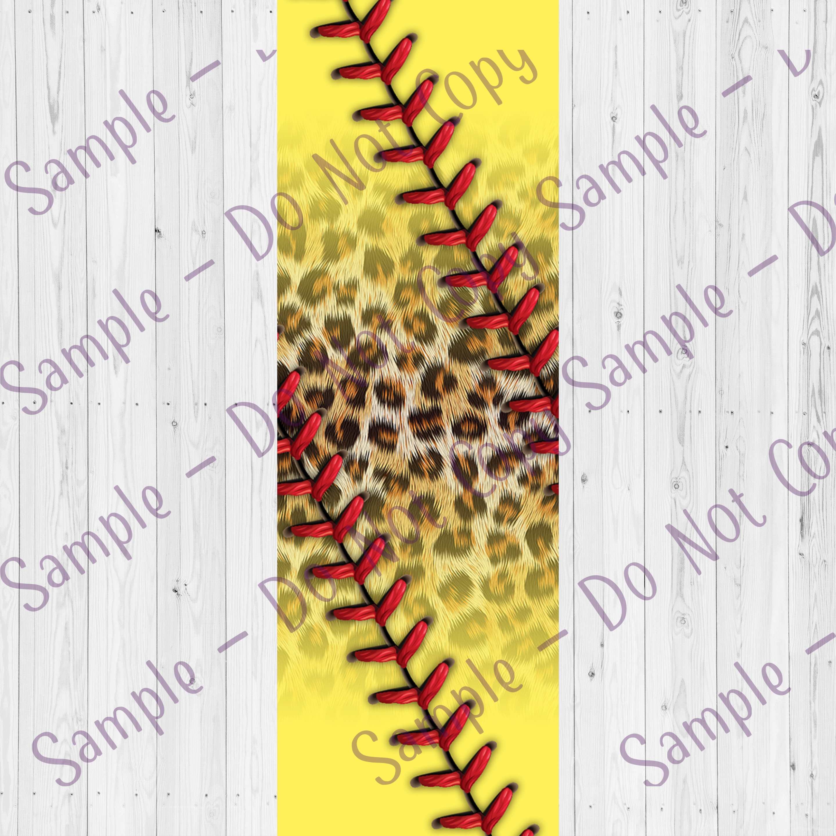 Softball Cheetah Leopard Clear Cast Pen Wraps | Epoxy Pen Wrap ...