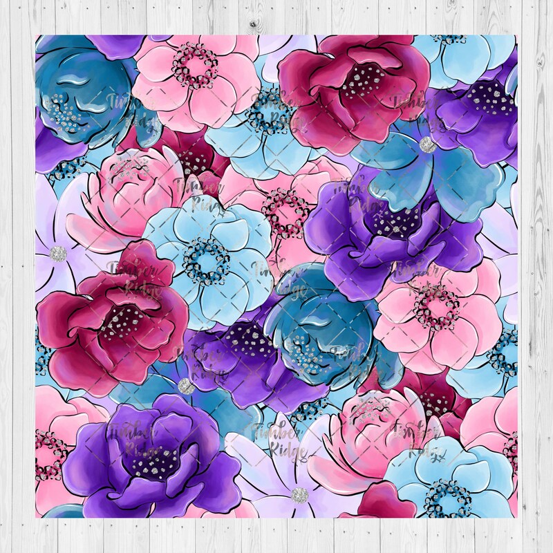 Floral Vinyl - Etsy