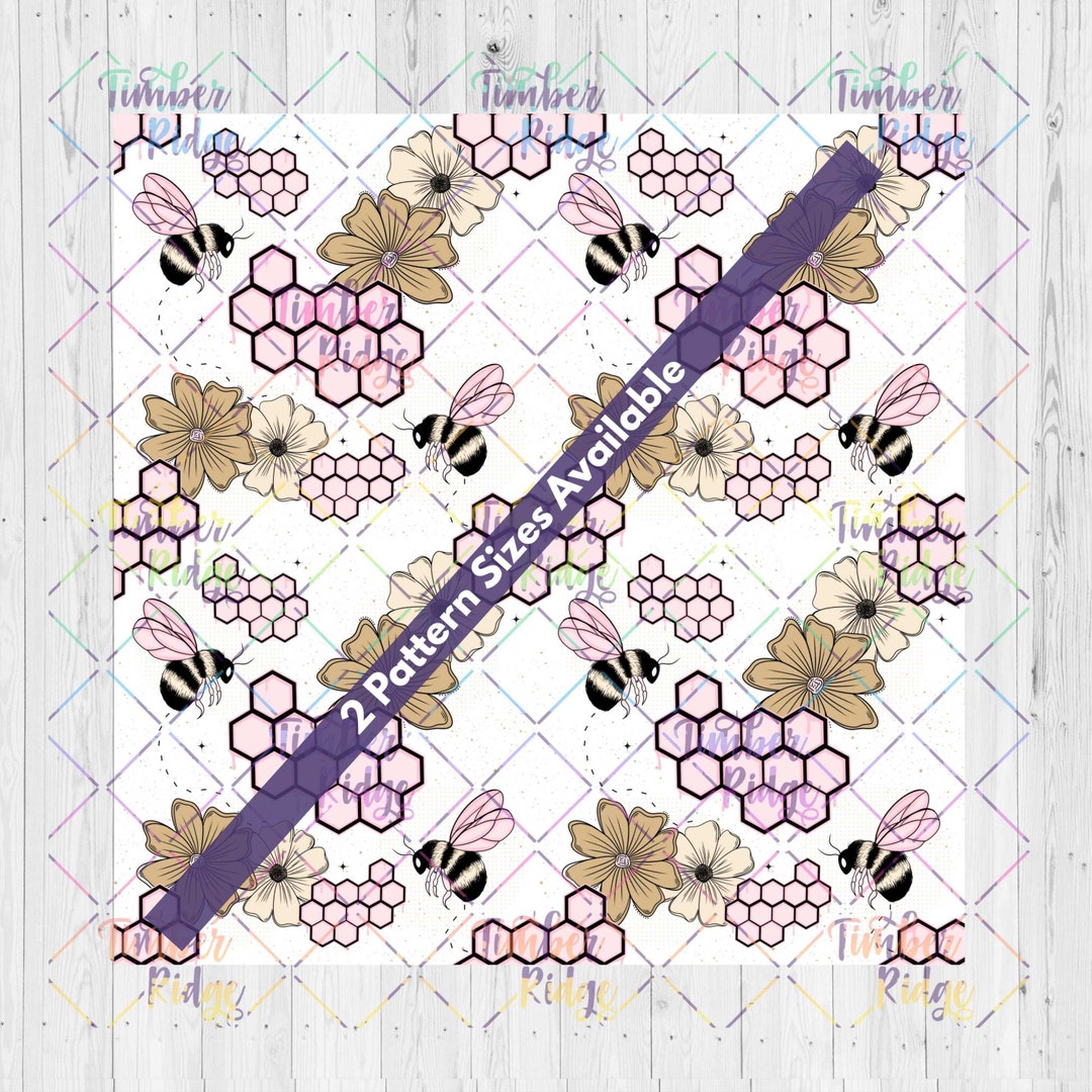 Pretty Pattern Vinyl , Bee Clear Cast Sheet , Honeycomb Bee Vinyl ...