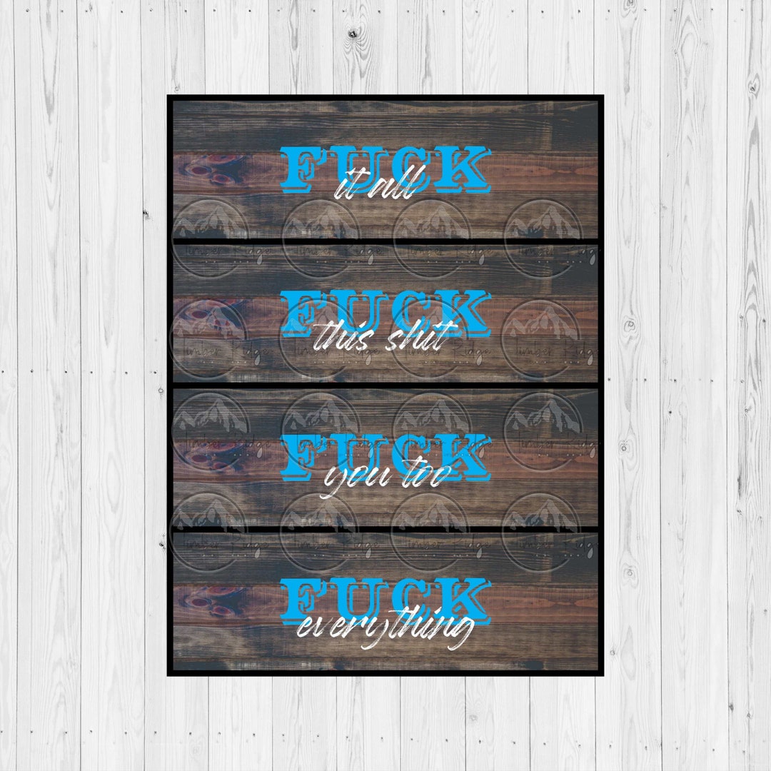 Clear Cast Pen Wraps Eff It All Eff This Shit Eff You Too Eff ...