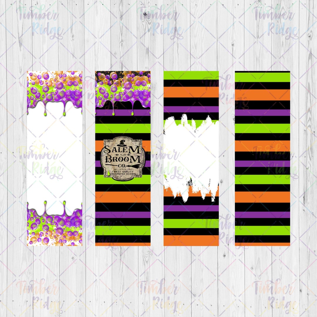 Halloween Pen Wraps Printed Pen Wraps Epoxy Resin Pen Wrap Set Witches ...