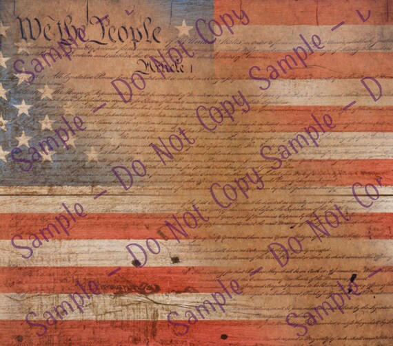 Distressed American Flag With Constitution Tumbler Wraps | Etsy