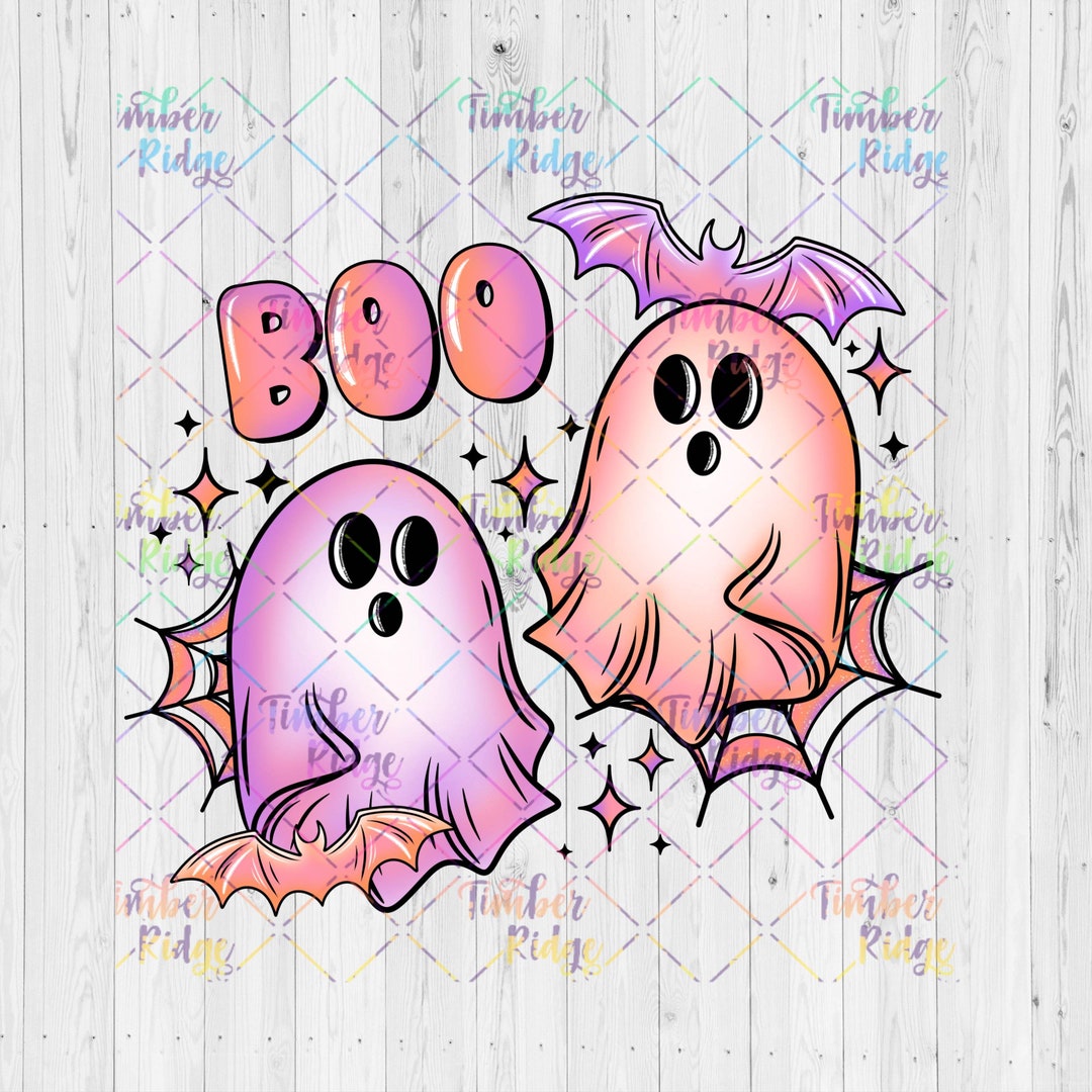 Boo Ghost Clear Cast Decal Tumbler Decal - Etsy