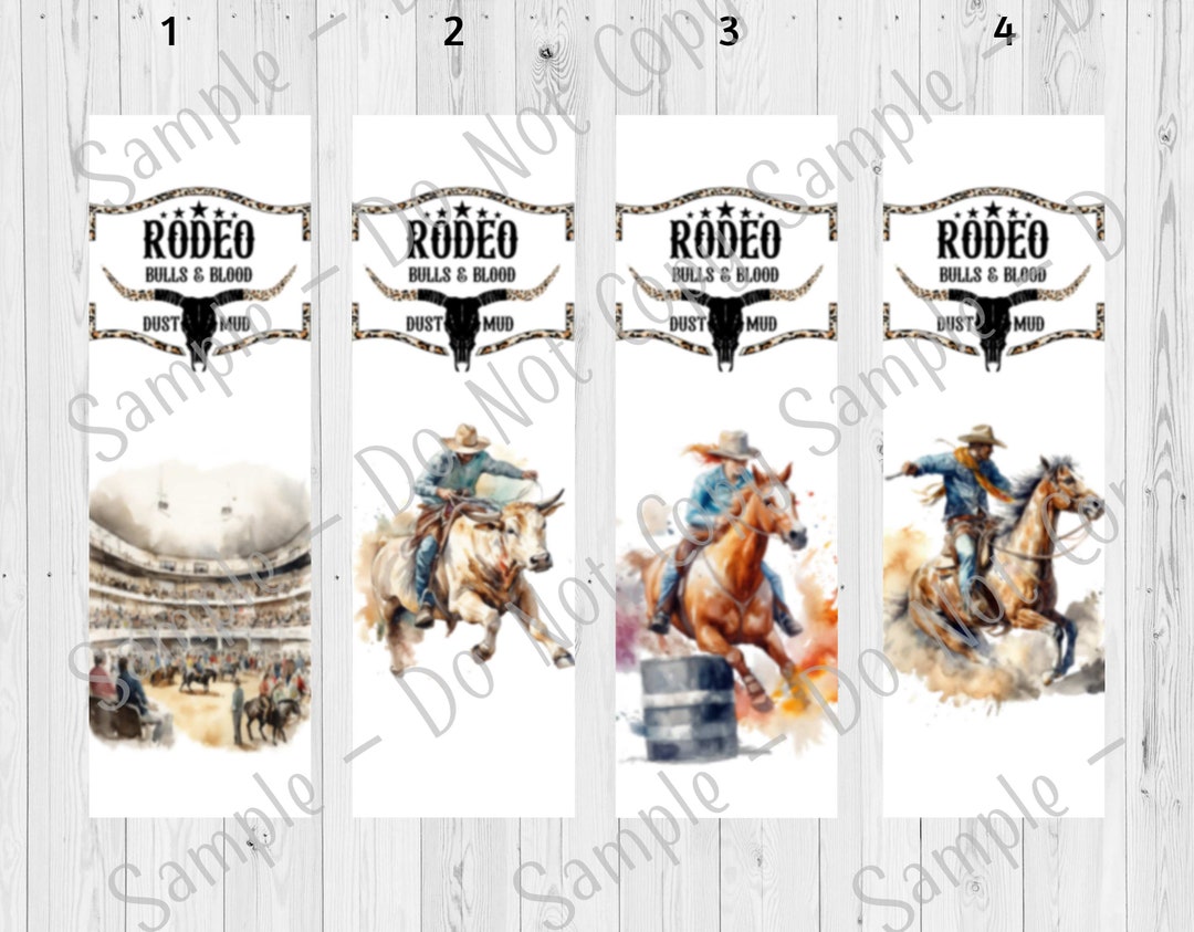 Cowboy Pen Wraps Clear Cast Pen Wraps Rodeo Pen Wrap Epoxy Pen Wrap Set ...