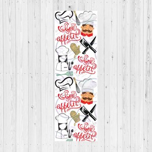 Clear Cast Pen Wraps Chef Life Pen Wrap Chef Pen Wrap Printed Pen Wrap ...