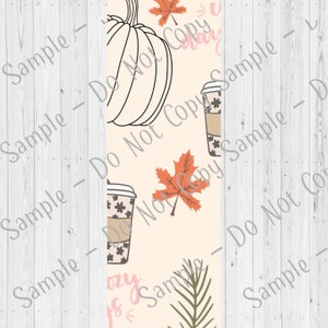 Fall Pen Wraps Clear Cast Pen Wraps Epoxy Pen Wrap Set Pumpkin Pen Wrap ...