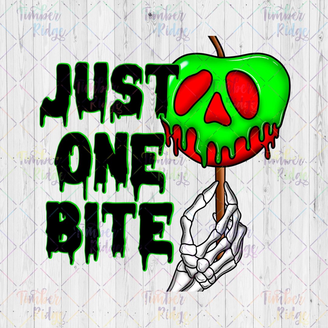 UV DTF Decal Just One Bite Tumbler Decal - Etsy