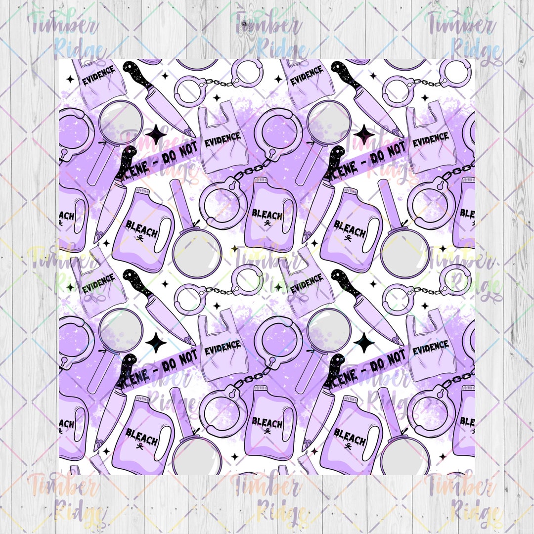 True Crime Vinyl , Crime Scene Pattern Vinyl , Purple Printed Vinyl ...