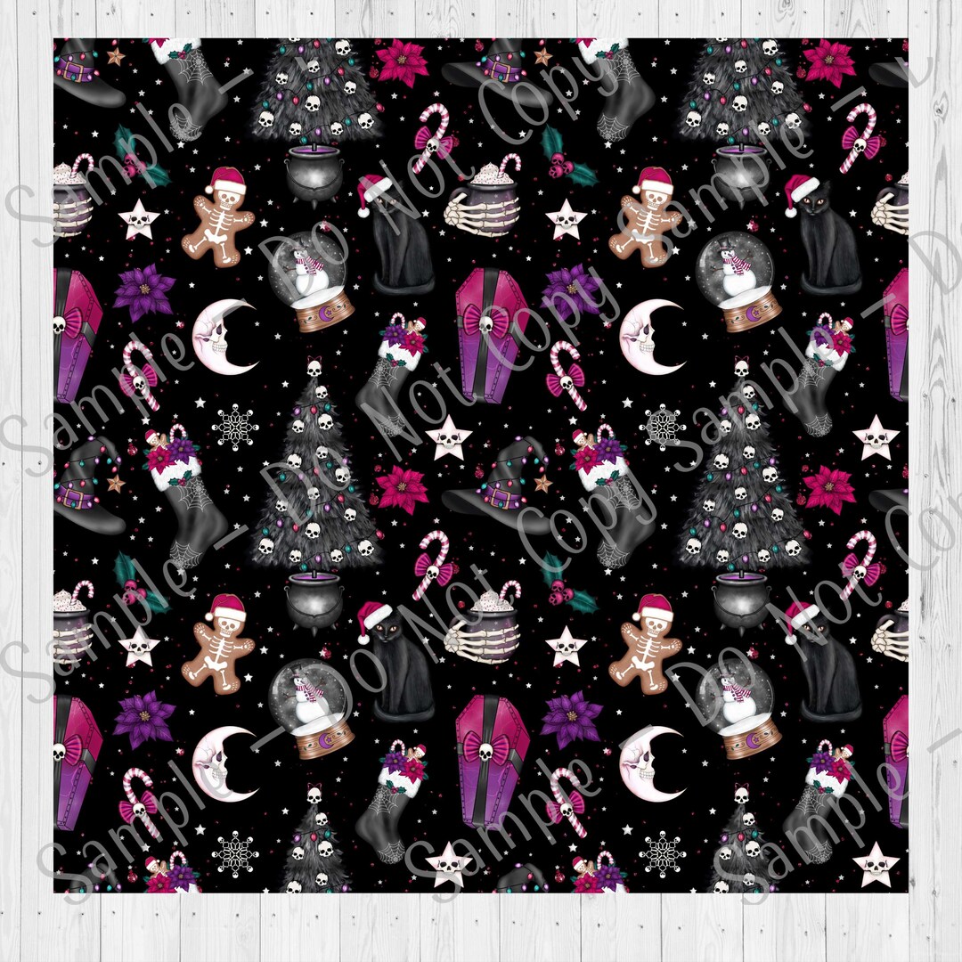 Goth Christmas Vinyl, Creepy Christmas Vinyl, Christmas Vinyl, Clear ...