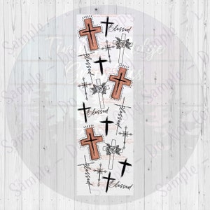 Clear Cast Pen Wraps Blessed Pen Wrap Religious Pen Wrap Crosses Pen ...