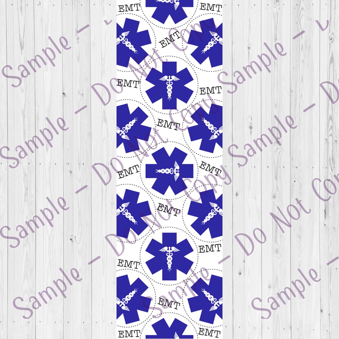 EMT EMS First Responder Pen Wrap Clear Cast Pen Wraps Epoxy Pen Wrap ...