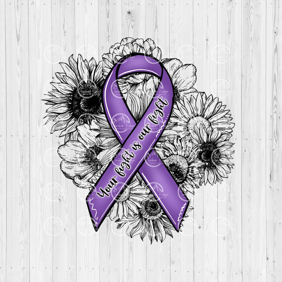 Purple Awareness Ribbon Decal , Domestic Violence Awareness Clear Cast ...