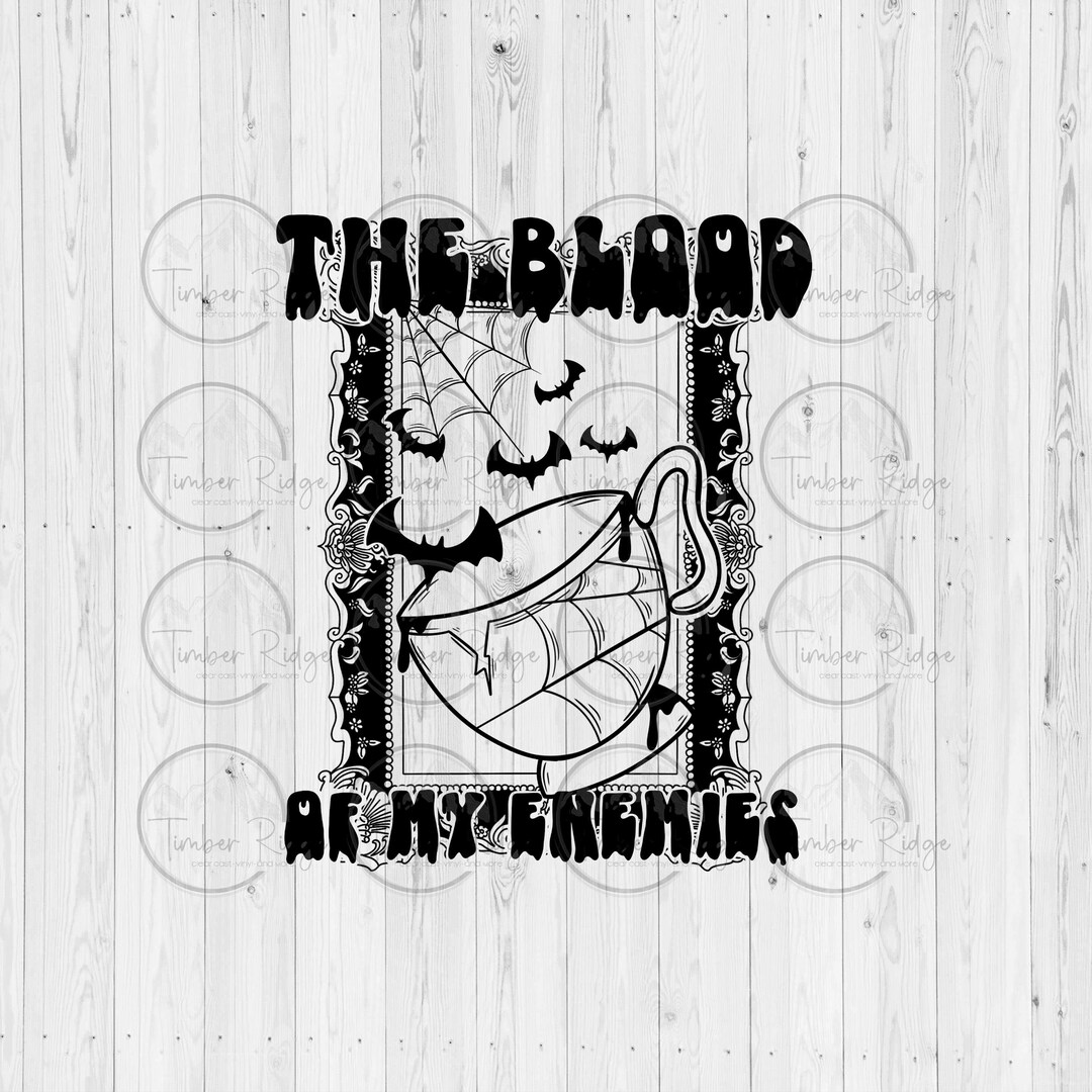 The Blood of My Enemies Decal , Clear Cast Decals , Tumbler Decal ...