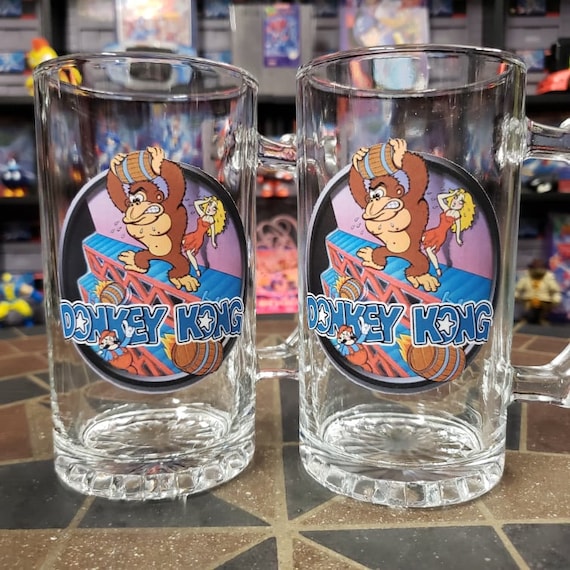 Donkey Kong Custom Beer Mugs | Etsy