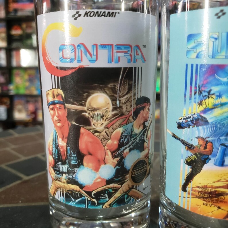 Contra Contra Super and Contra Force Nintendo NES Box Art - Etsy