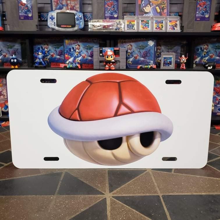 Nintendo Mario Kart Red Shell Custom License Plate - Etsy