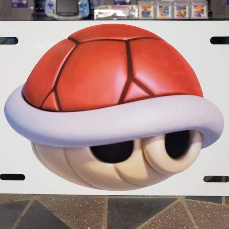 Nintendo Mario Kart Red Shell Custom License Plate - Etsy