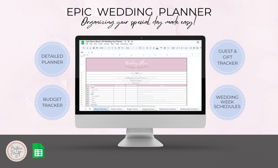 LDS Temple Wedding Planner Includes Checklist, Wedding Timeline, Guest ...