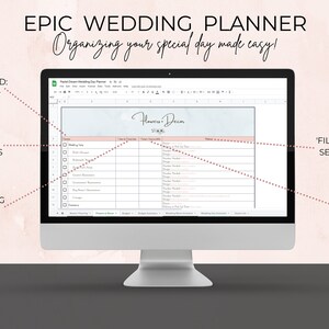 Epic Wedding Planner Includes Checklist, Wedding Timeline, Guest List ...