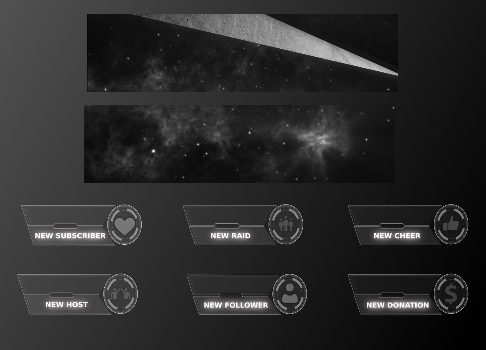 Animated Stream Overlay Package Twitch, Mixer, Youtube Aesthetic - Etsy