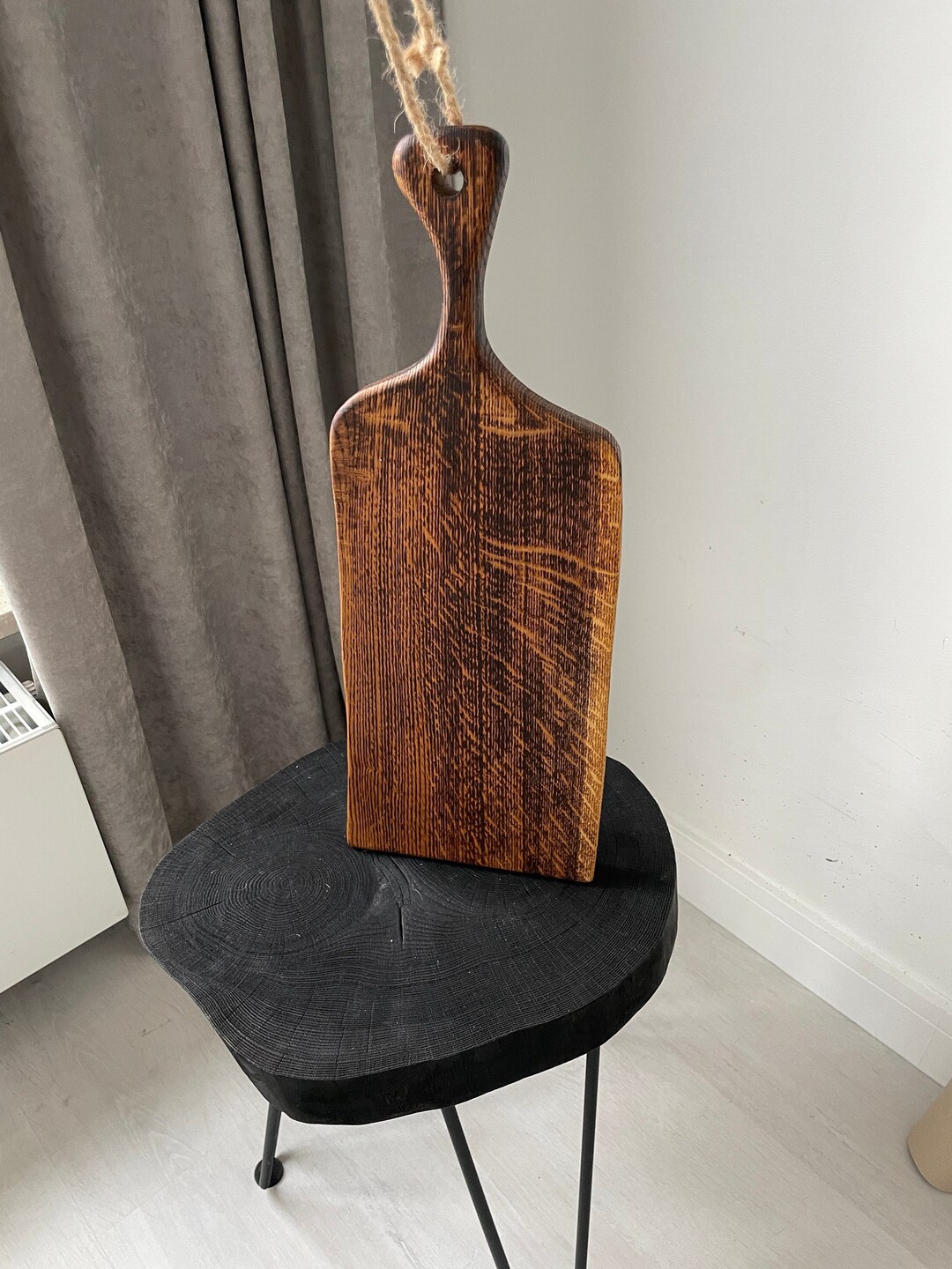 Rustic Oak Wood Cheese Board Wooden Chopping Birthday Gift Unique ...