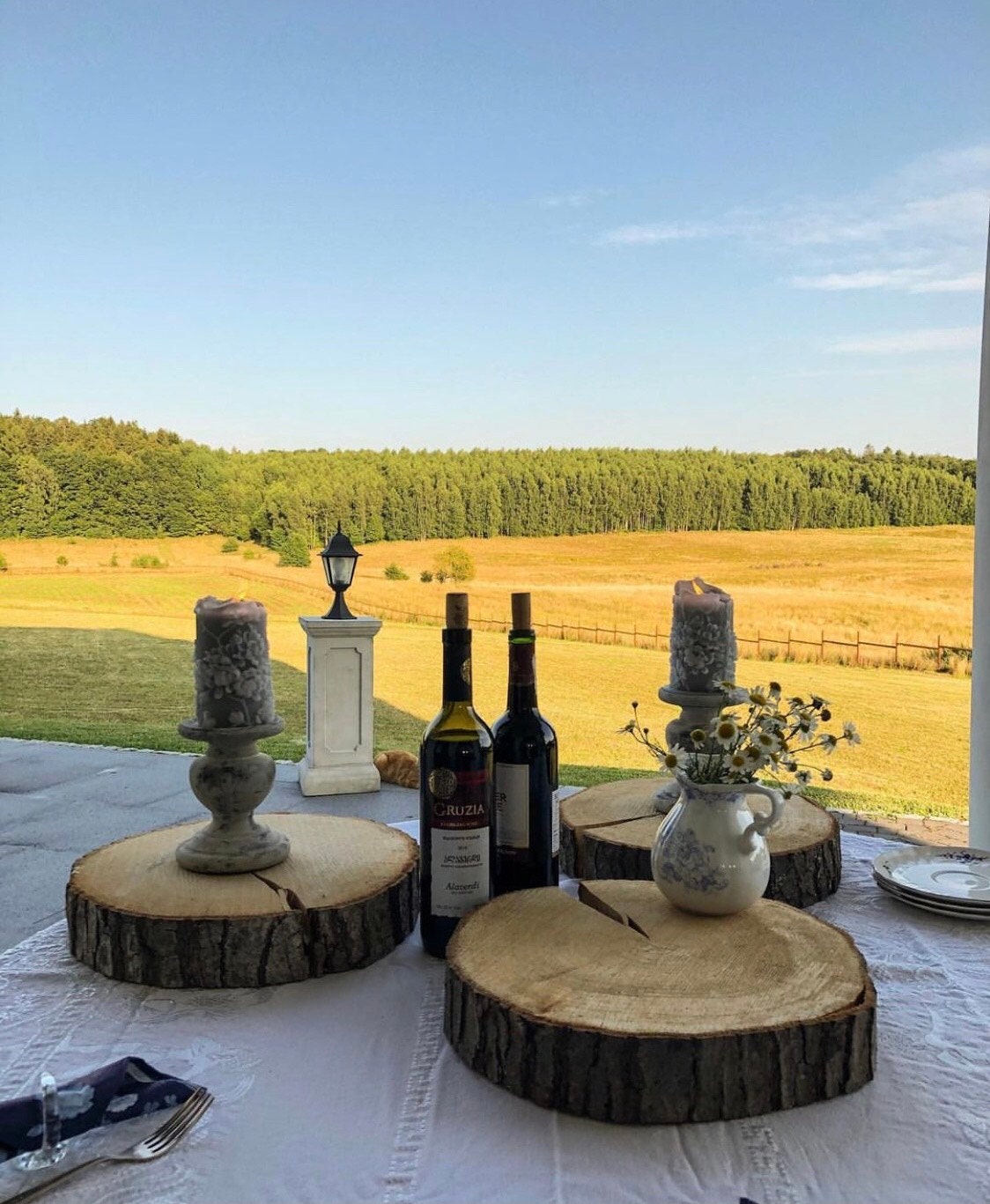 Large Rustic Wood Slices 6 Cm Thick OAK With Bark Decoration - Etsy