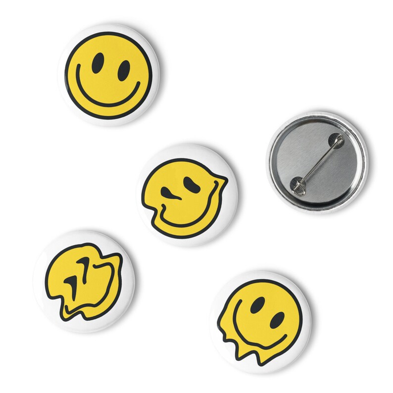 Smiley Buttons - Etsy
