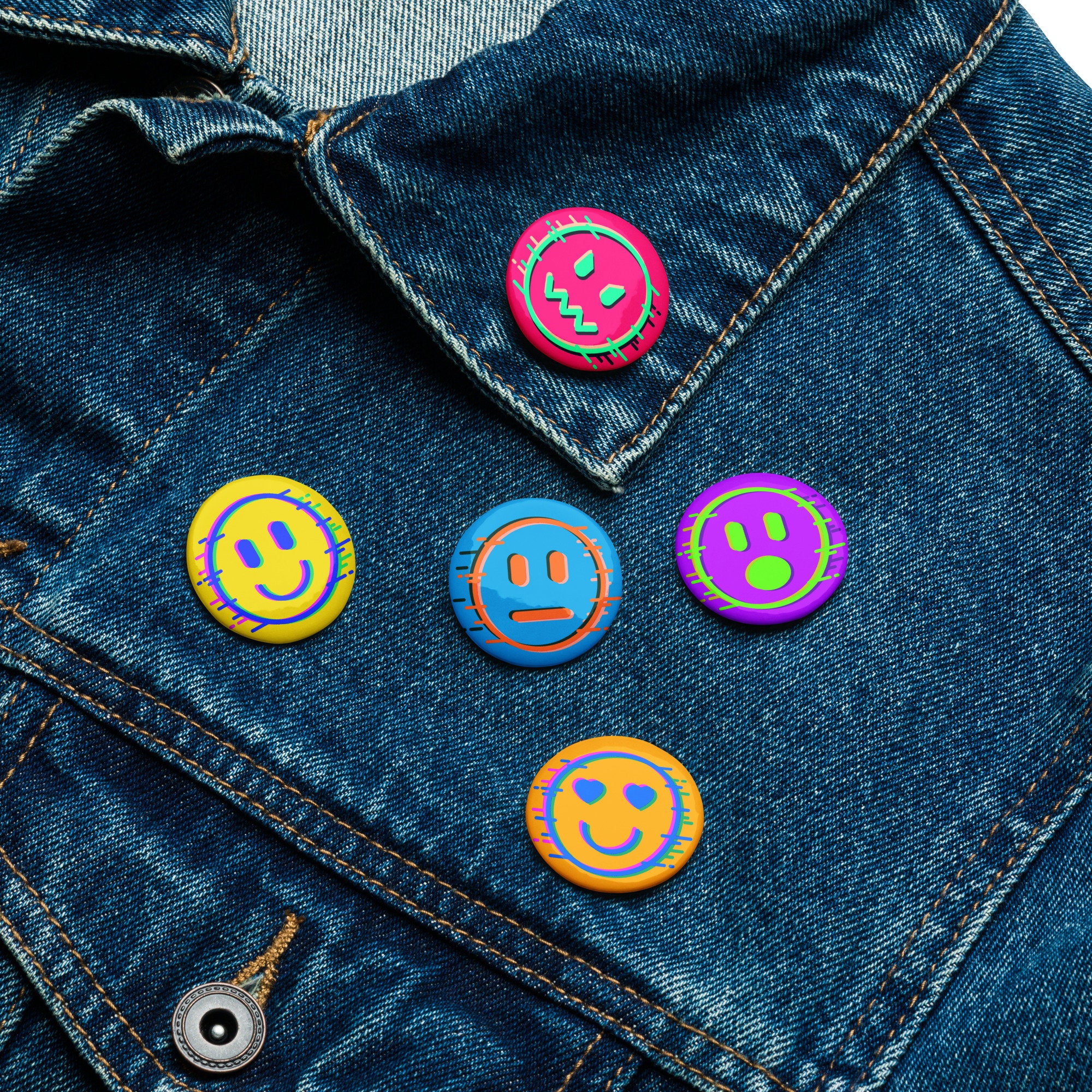 Emote Buttons - Etsy