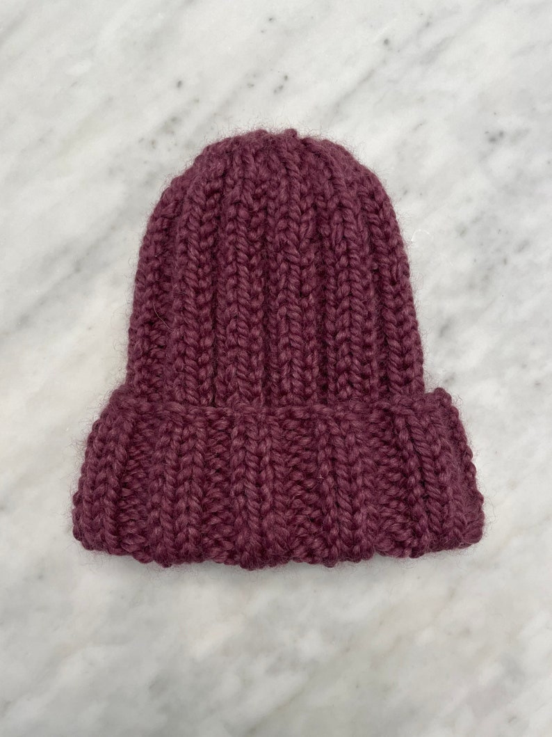 Beginner Knit Hat Kit - DIY Beanie Knitting Kit With Pattern and ...