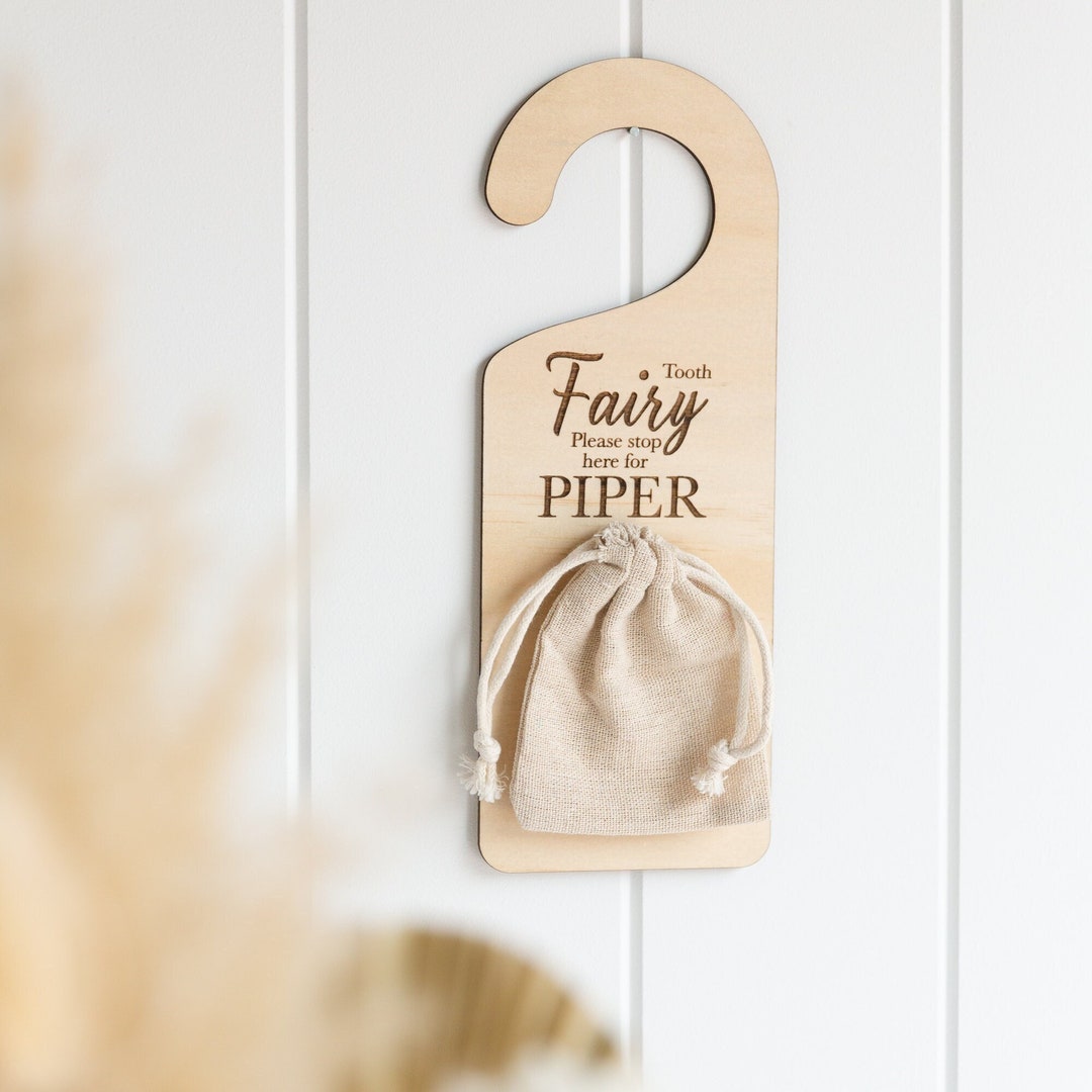 Tooth Fairy Hanger Personalised Personalised Tooth Fairy Trinket Lost ...
