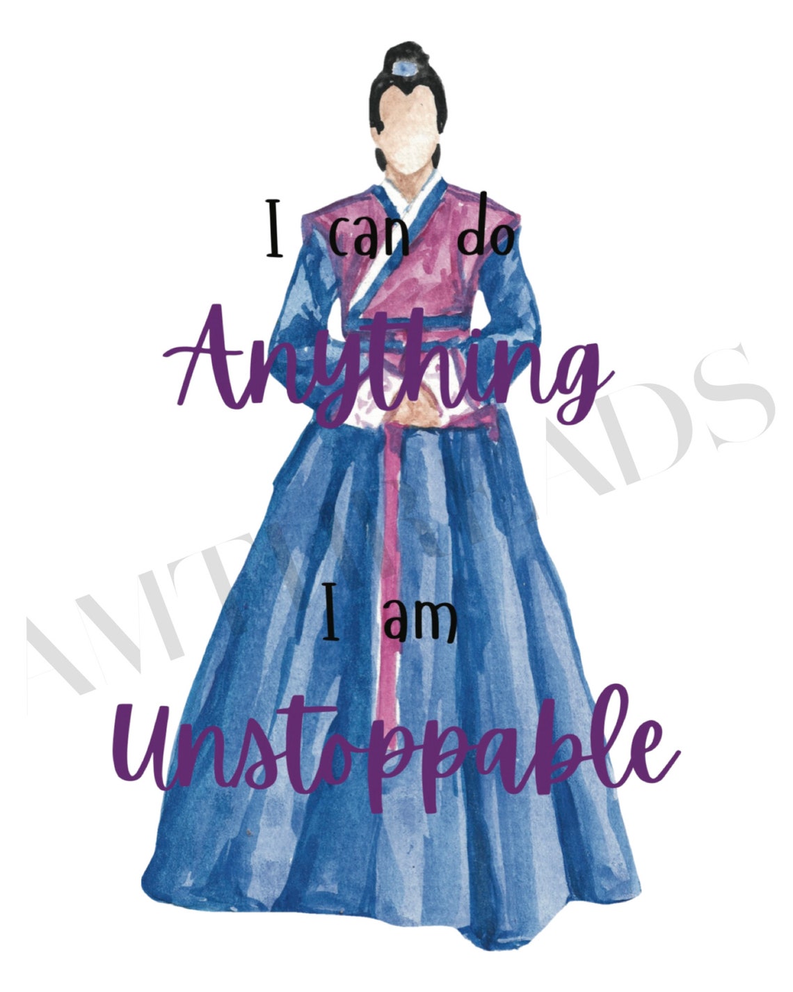 PRINCESS Daily Positive Affirmations, Girls Décor, DIGITAL PRINT - Etsy