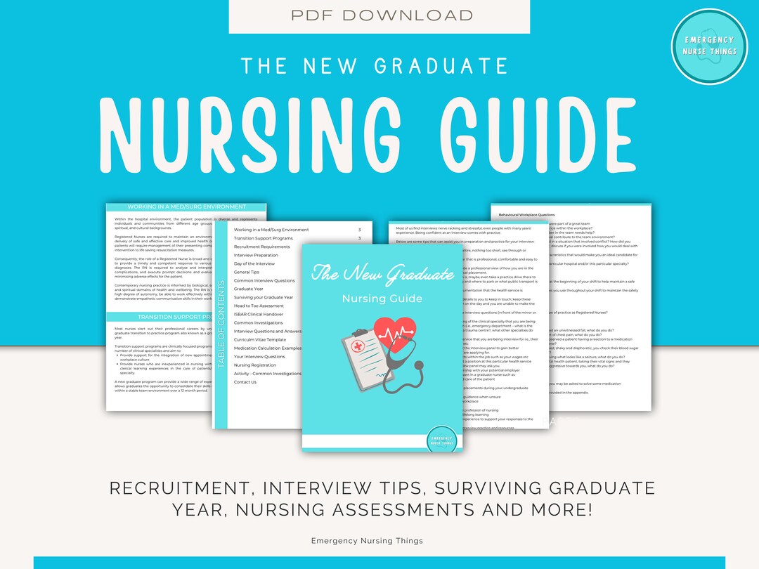 Graduate Nursing Guide | Med Surg | Registered Nurse | Nursing Notes ...
