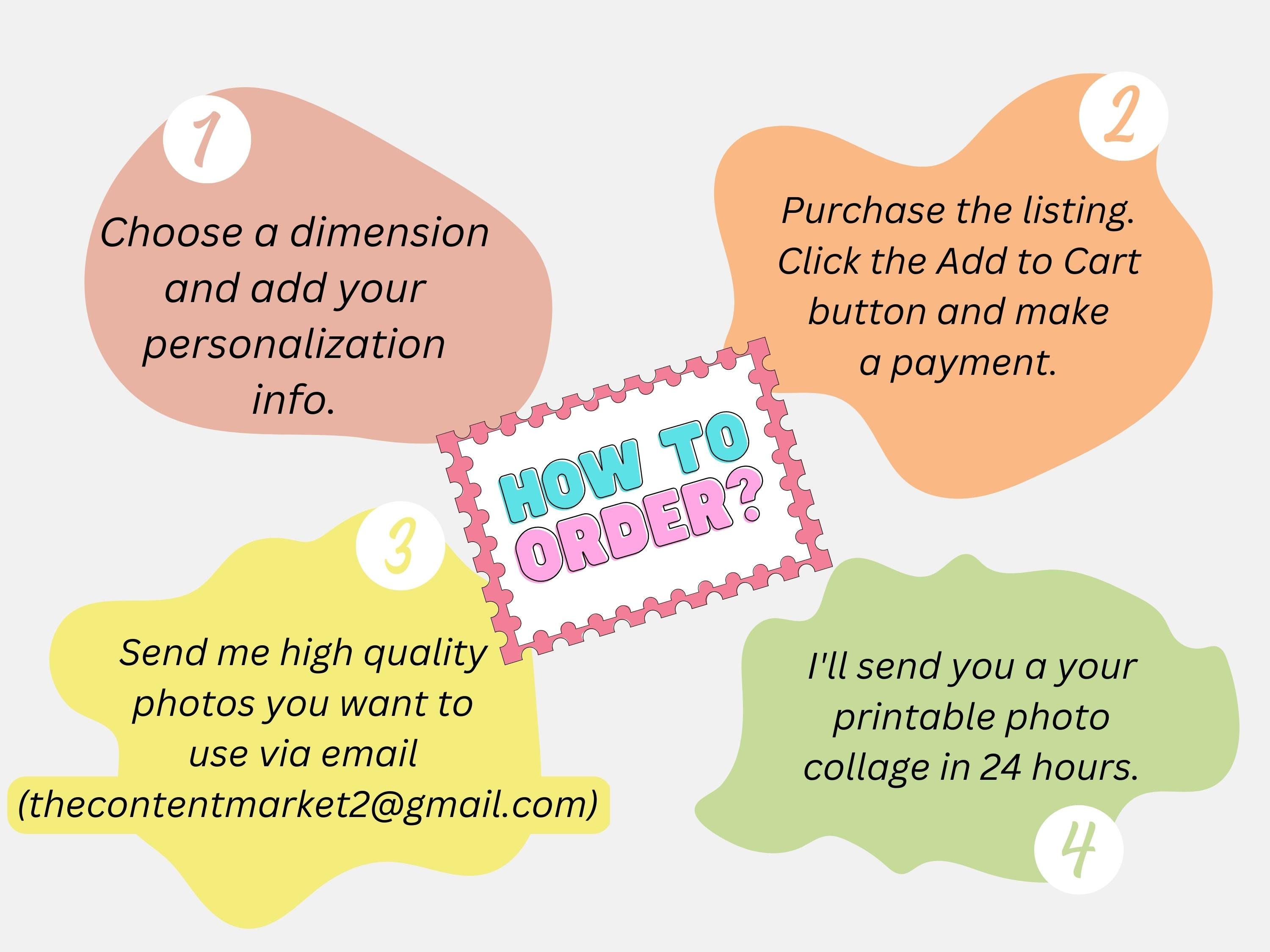 Custom Graduation Photo Collage Frame Gift for Best Friends, Graduation ...