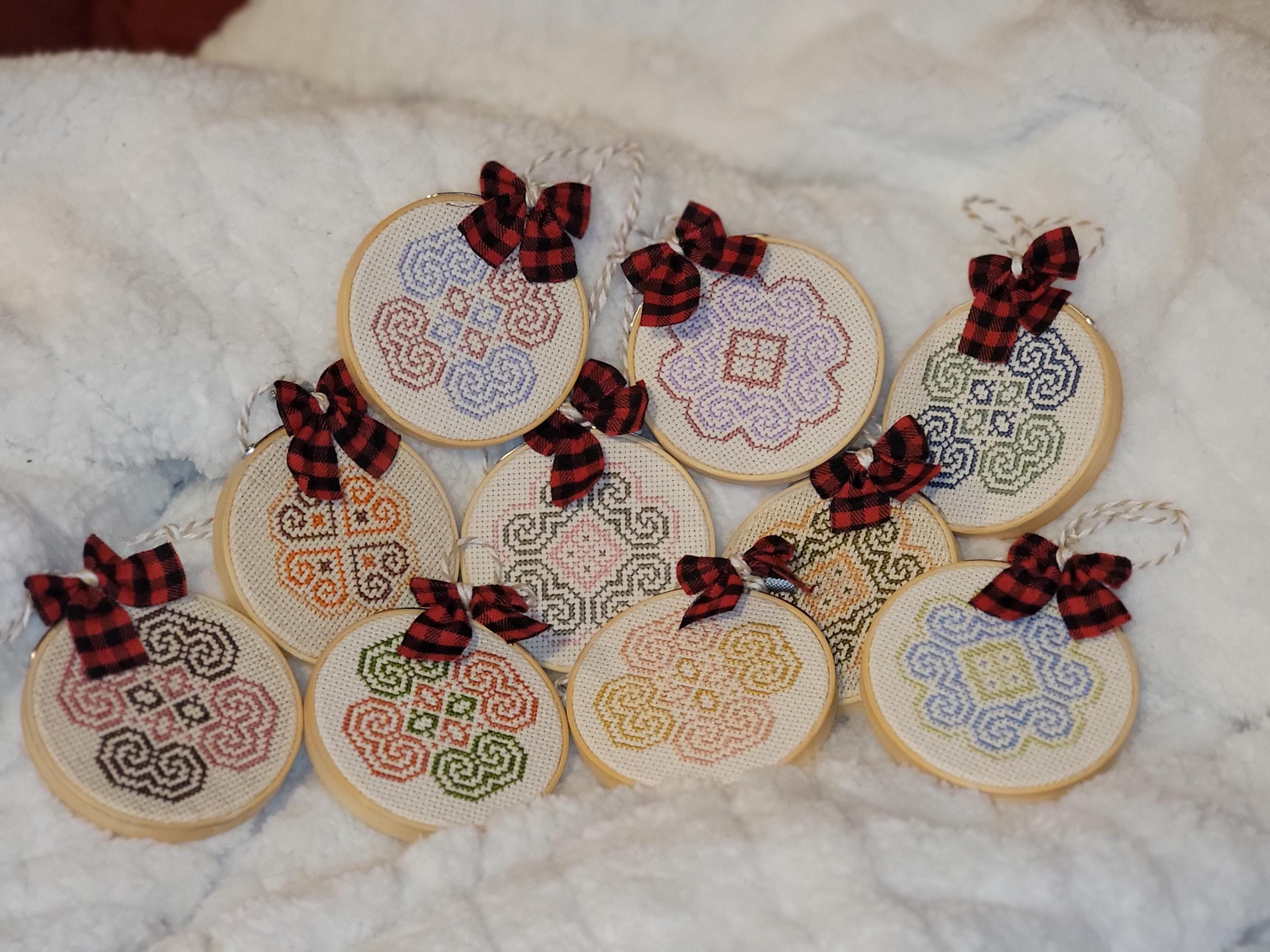 Rustic Hmong Ornaments - Etsy