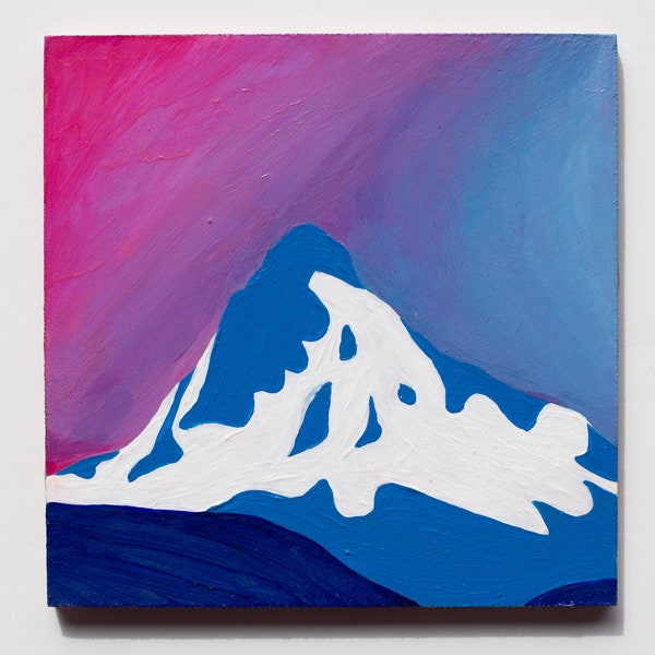 Alpenglow Painting - Etsy
