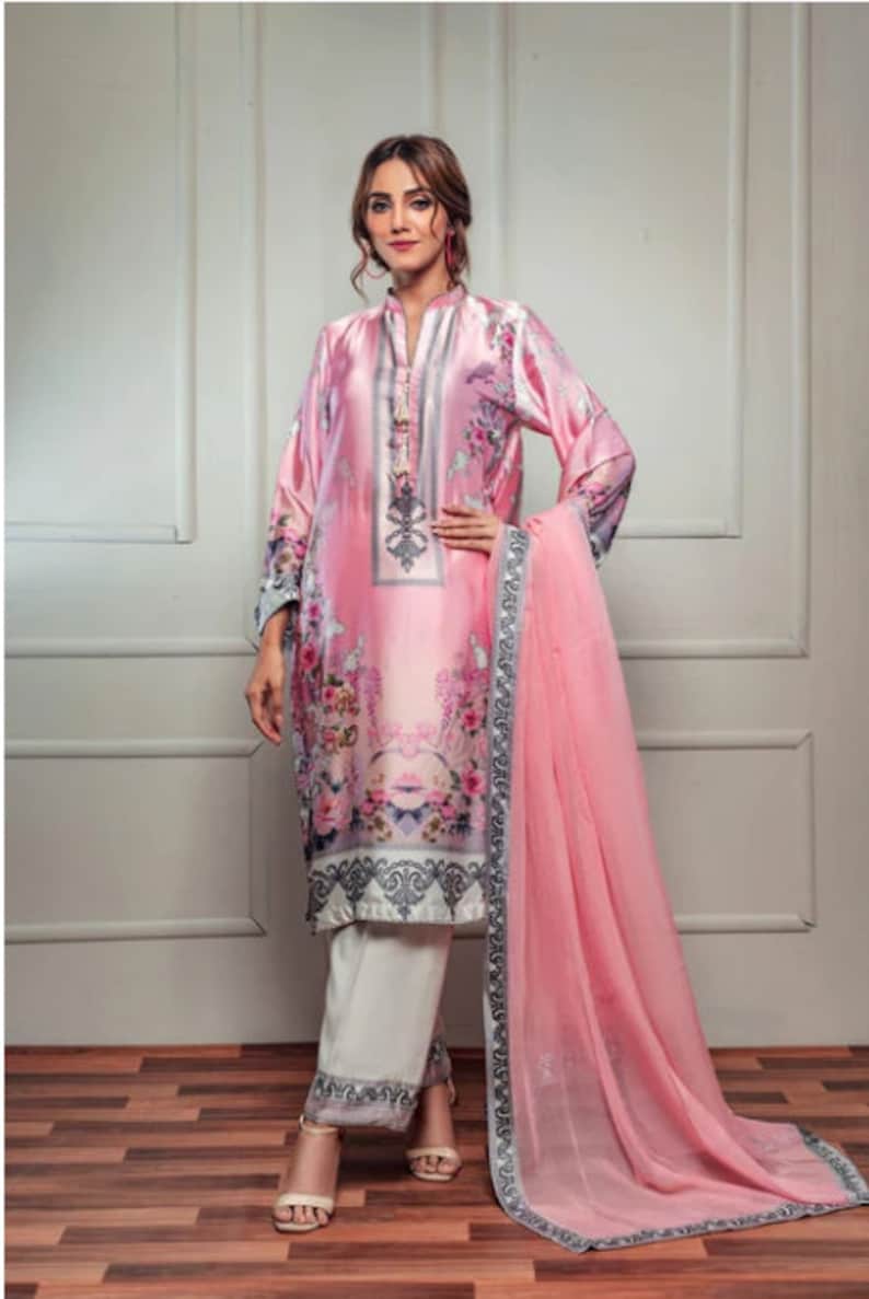 Pakistani Designer Wear I-LACE Women's 3pc Suit Set Shalwar Kameez ...