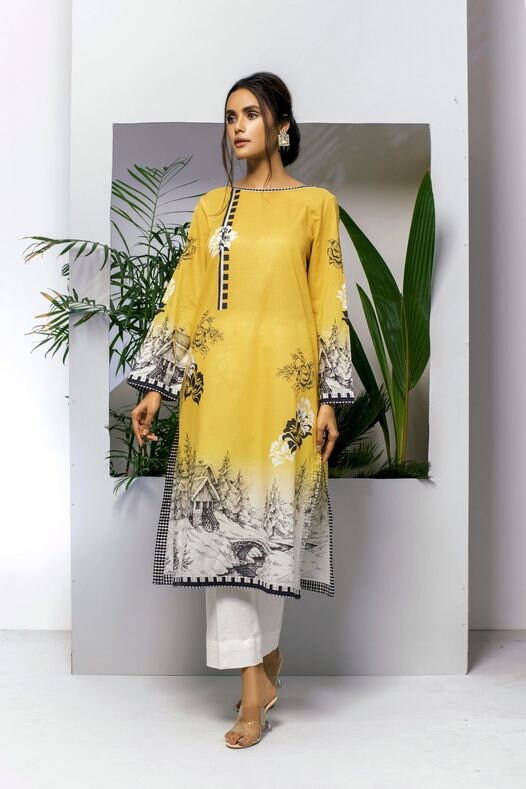 Pakistani Designer Women's Wear I-LACE 1pc Kurti Top Tunic Shirt Kameez ...