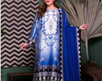 Pakistani Designer Wear I-LACE Women's 3pc Suit Set - Etsy