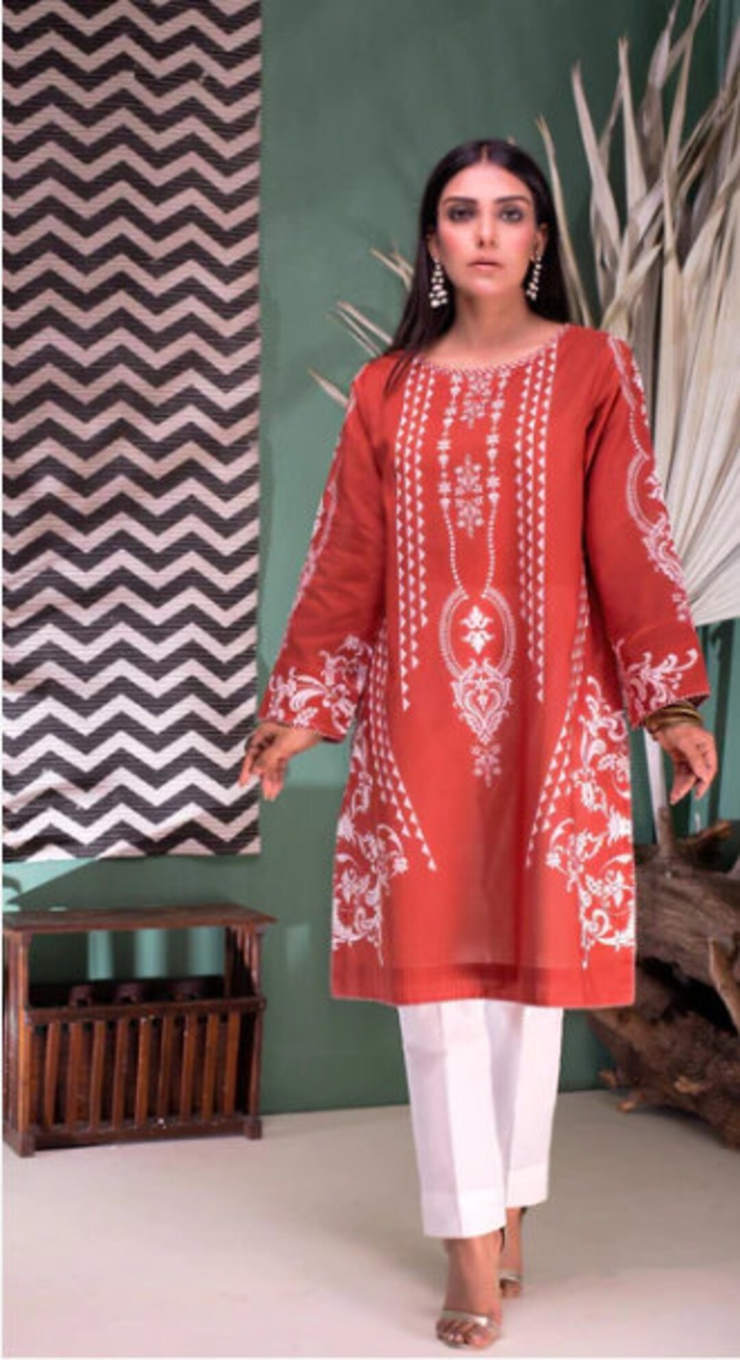 Pakistani Designer Women's Wear I-LACE 1pc Kurti Top Tunic Shirt Kameez ...