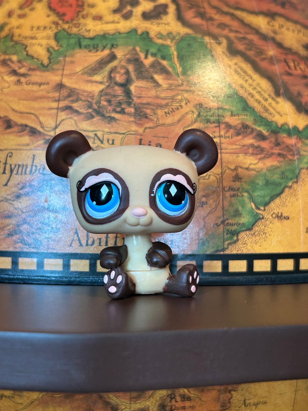 574 Brown and Cream Beige Panda Bear - Gen 2 Littlest Pet Shop - LPS ...