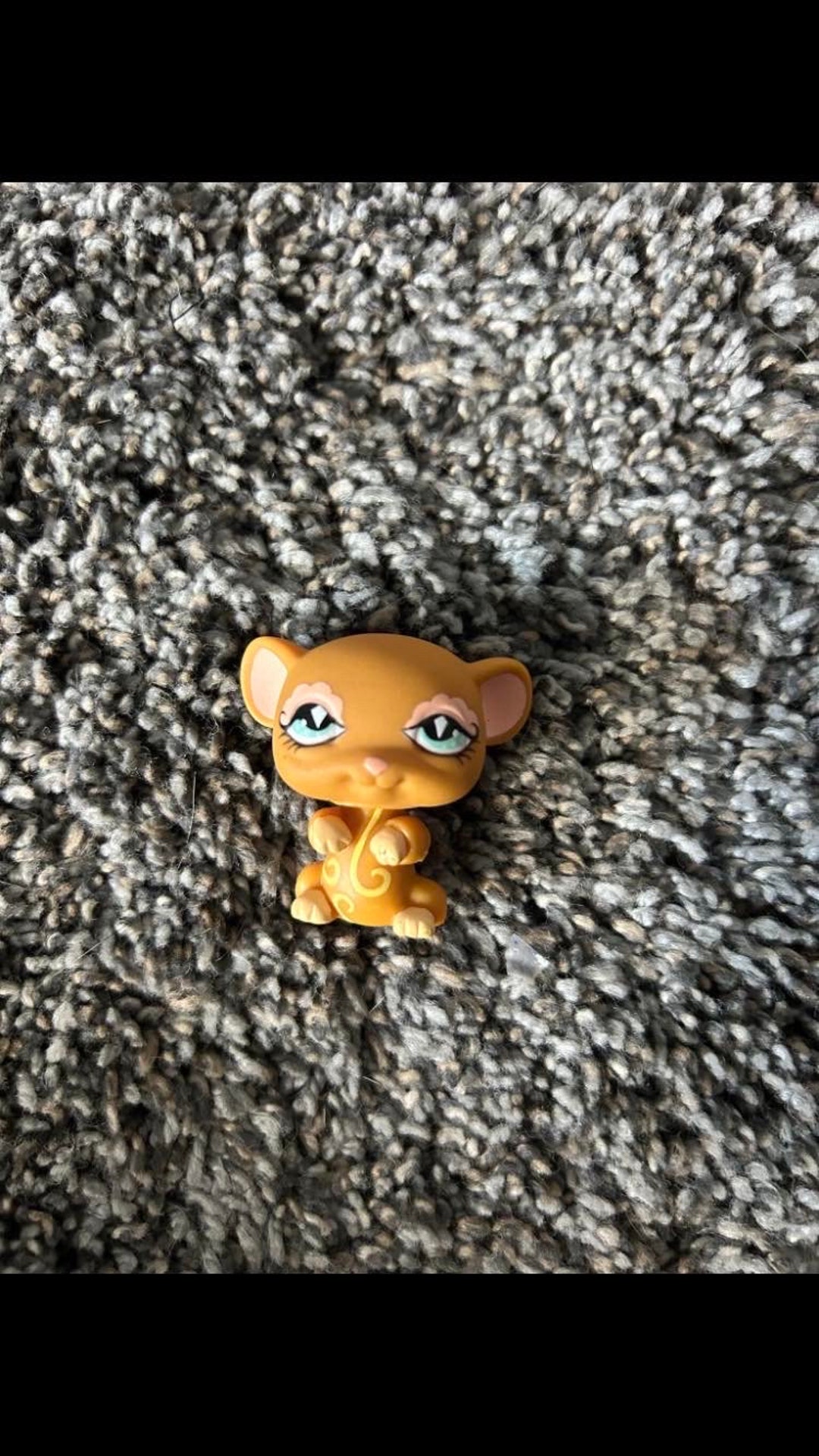 462 Brown Mouse With Purple Original Tophat - Gen 2 Littlest Pet Shop ...
