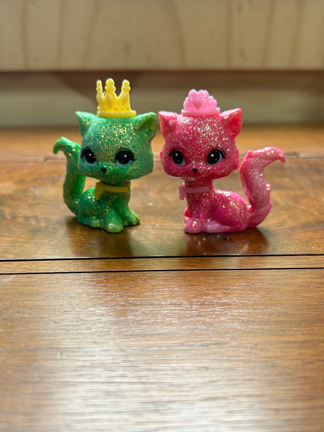 BARBIE Diamond Castle Glitter Cats With Original Crowns and Collars ...