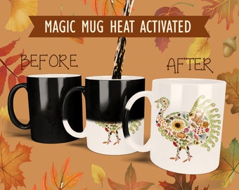 Heat Activated Coffee Mug - Etsy