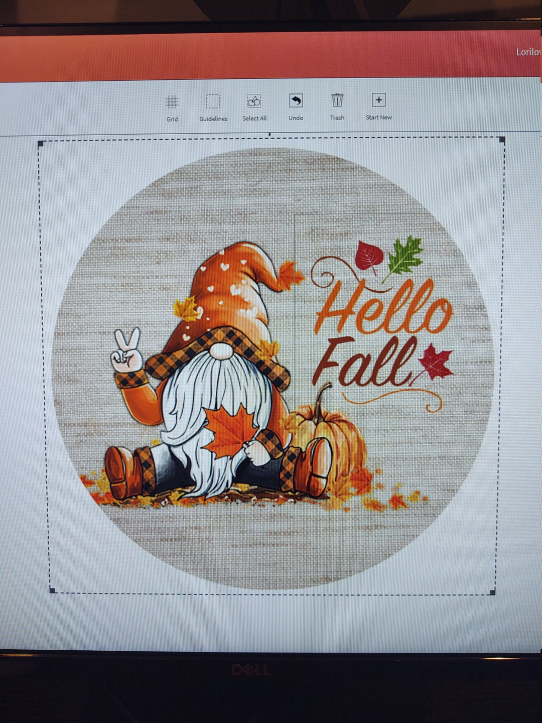 Hello Fall Gnome Wreath Sign - Etsy