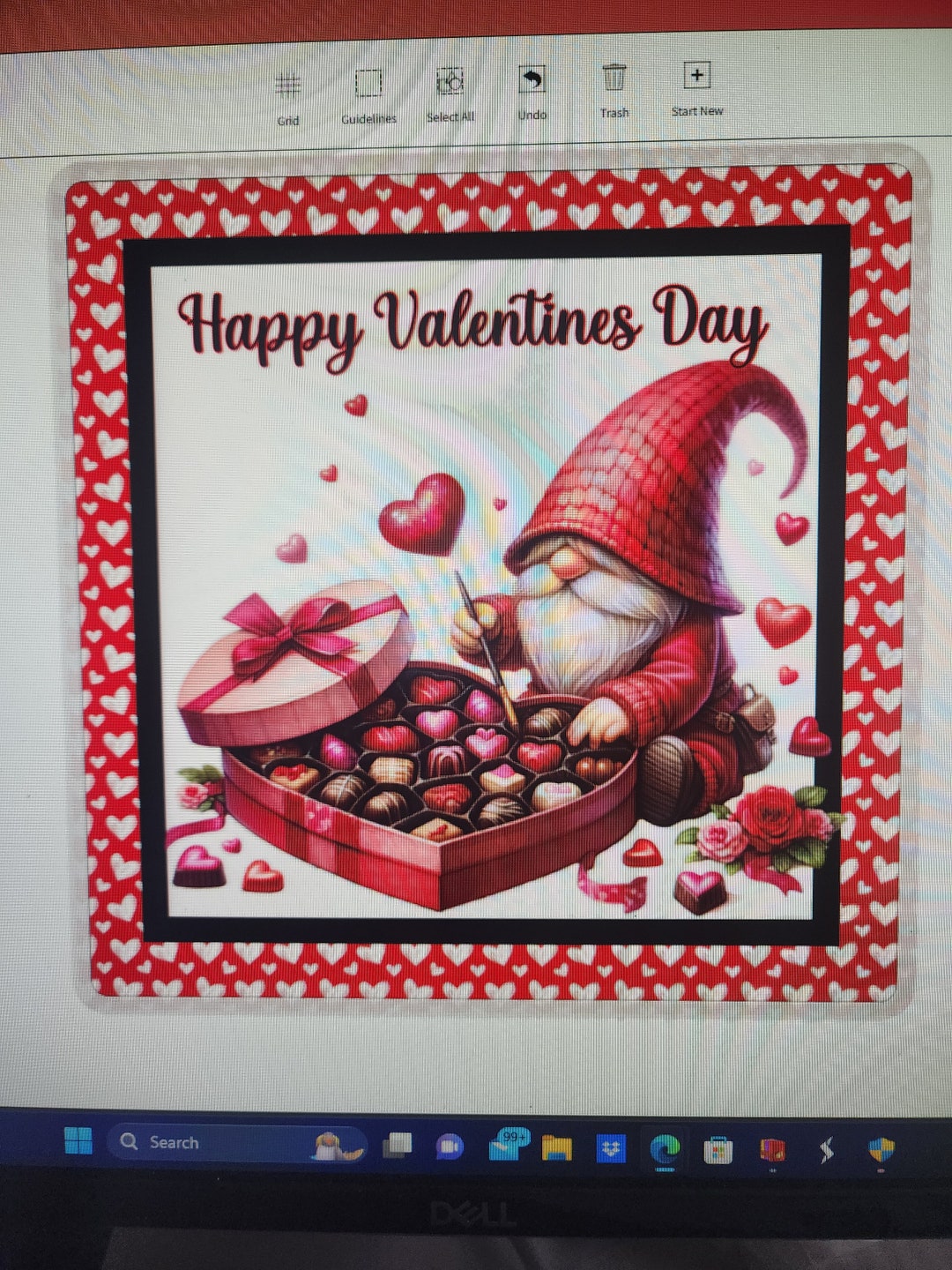 Valentine Gnome With Box of Chocolates Wreath Sign - Etsy