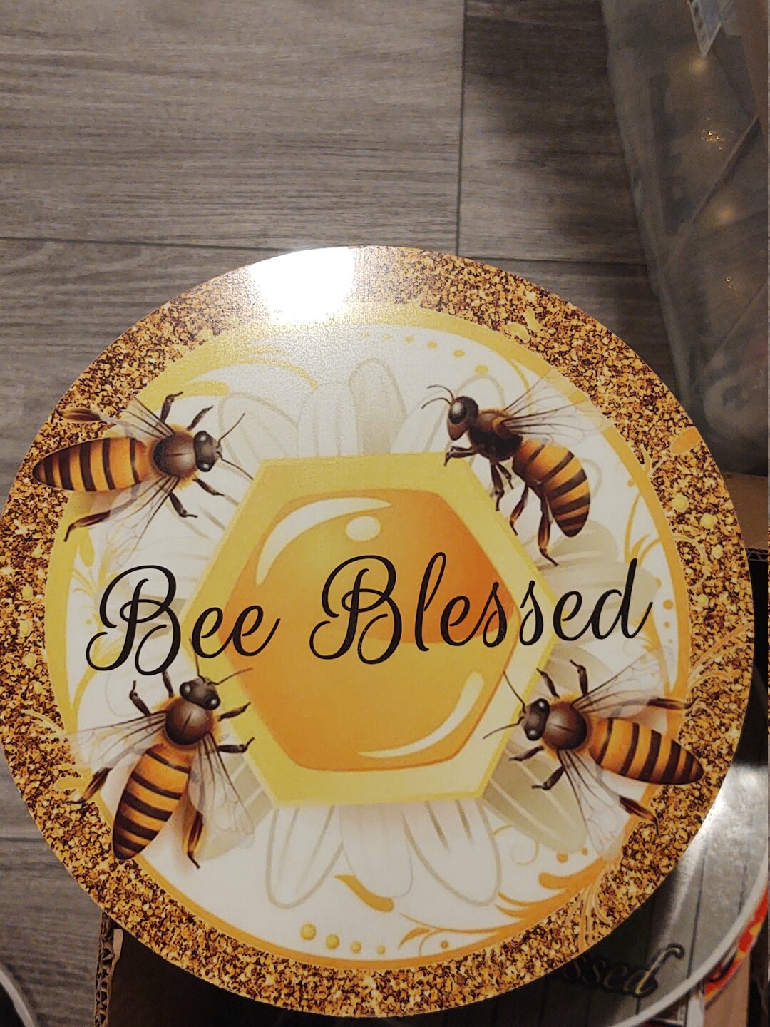 Bee Blessed Wreath Sign - Etsy