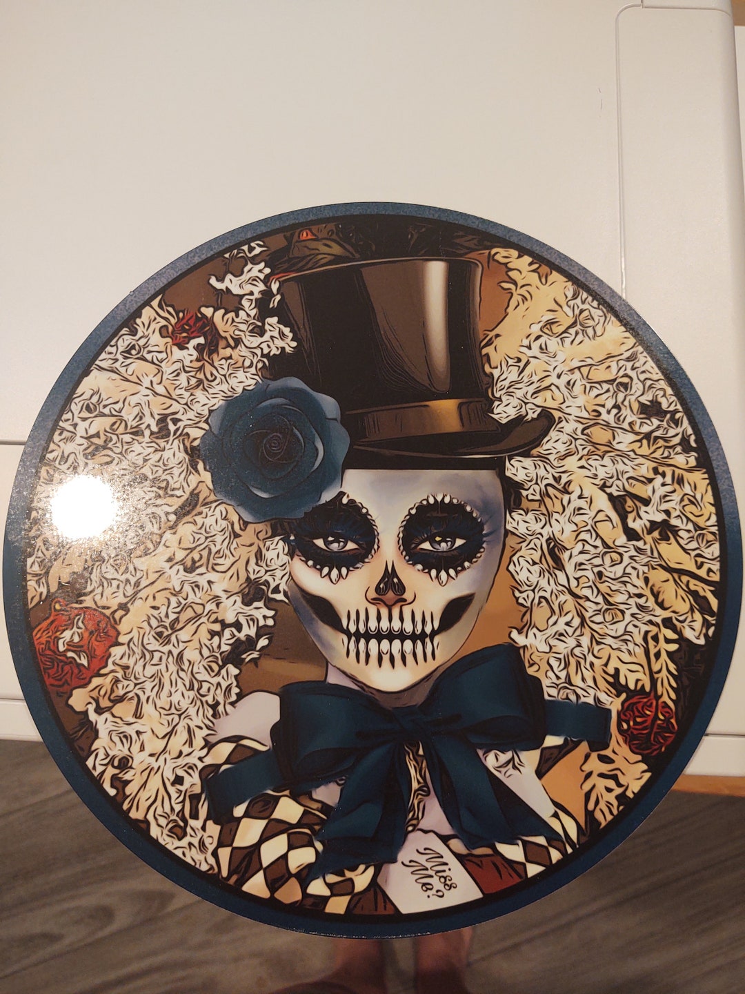 Fancy Skeleton Wreath Sign - Etsy